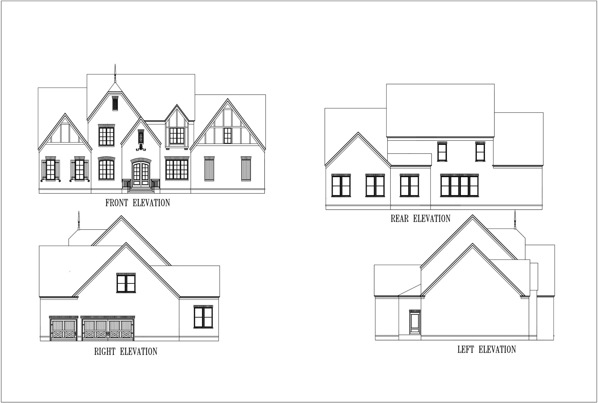 Lockwood Estate | Tudor House Plans - Davis Old World Homes