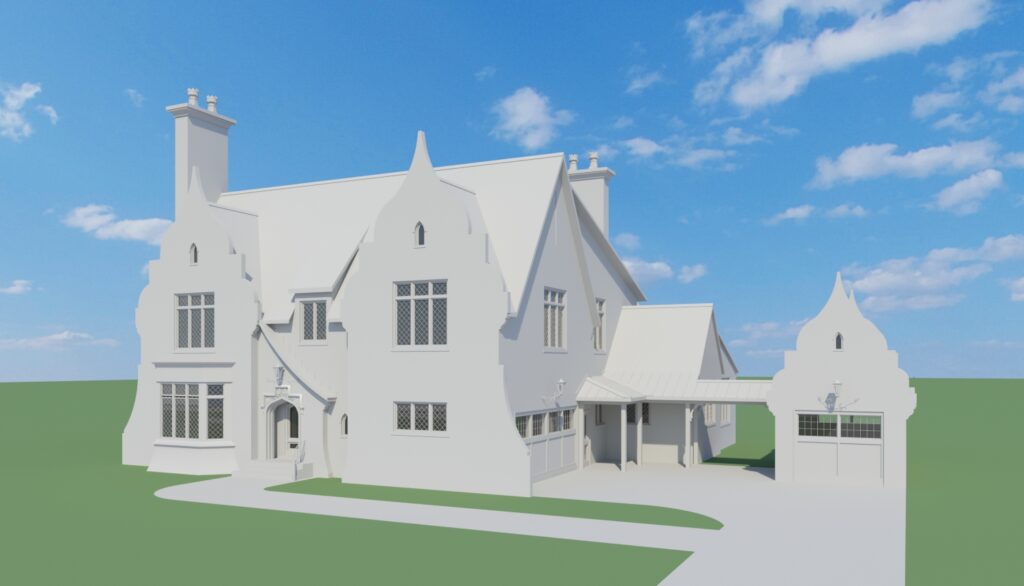 Wexford Hall | Tudor House Plans - Davis Old World Homes